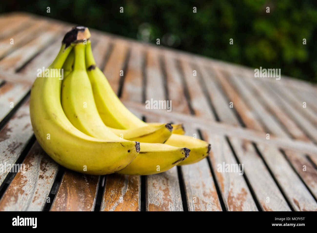 Bunch of Fresh Bananas Stock Photo - Alamy
