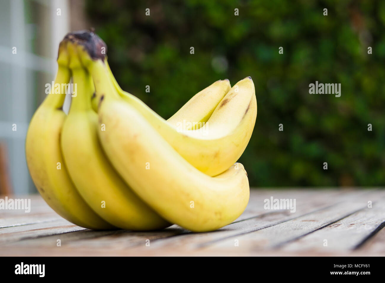Bunch of Fresh Bananas Stock Photo - Alamy