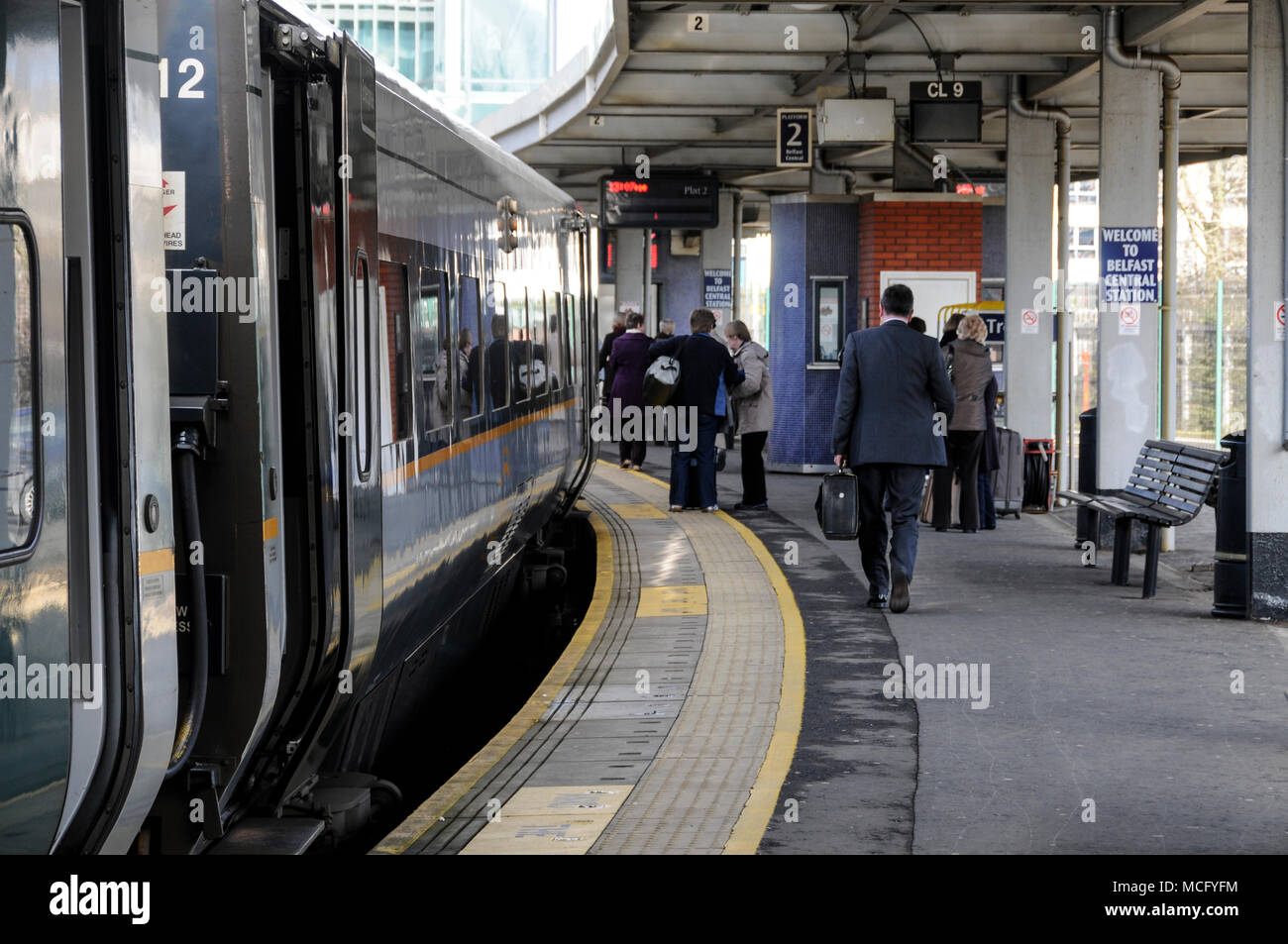 Irish rail train hi-res stock photography and images - Alamy
