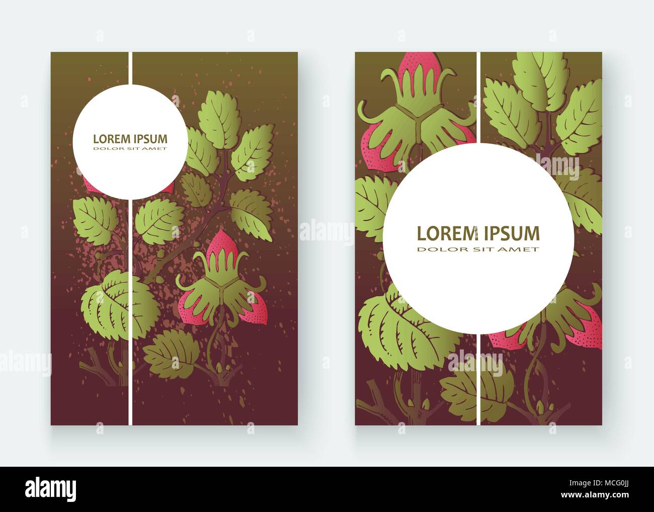 Strawberry pattern design templates product. Hand drawn red berry. Cute ...
