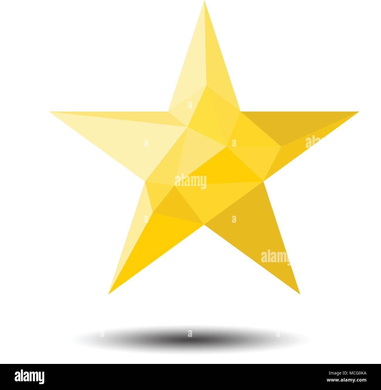 Polygon Star Icon on white background Stock Vector Image & Art - Alamy