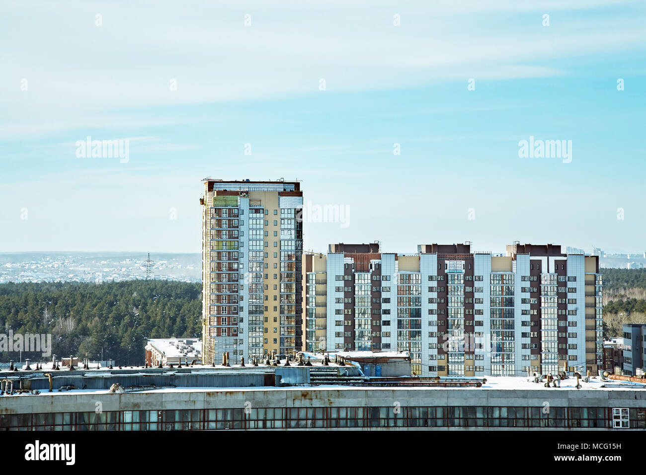 cityscape with houses Stock Photo - Alamy