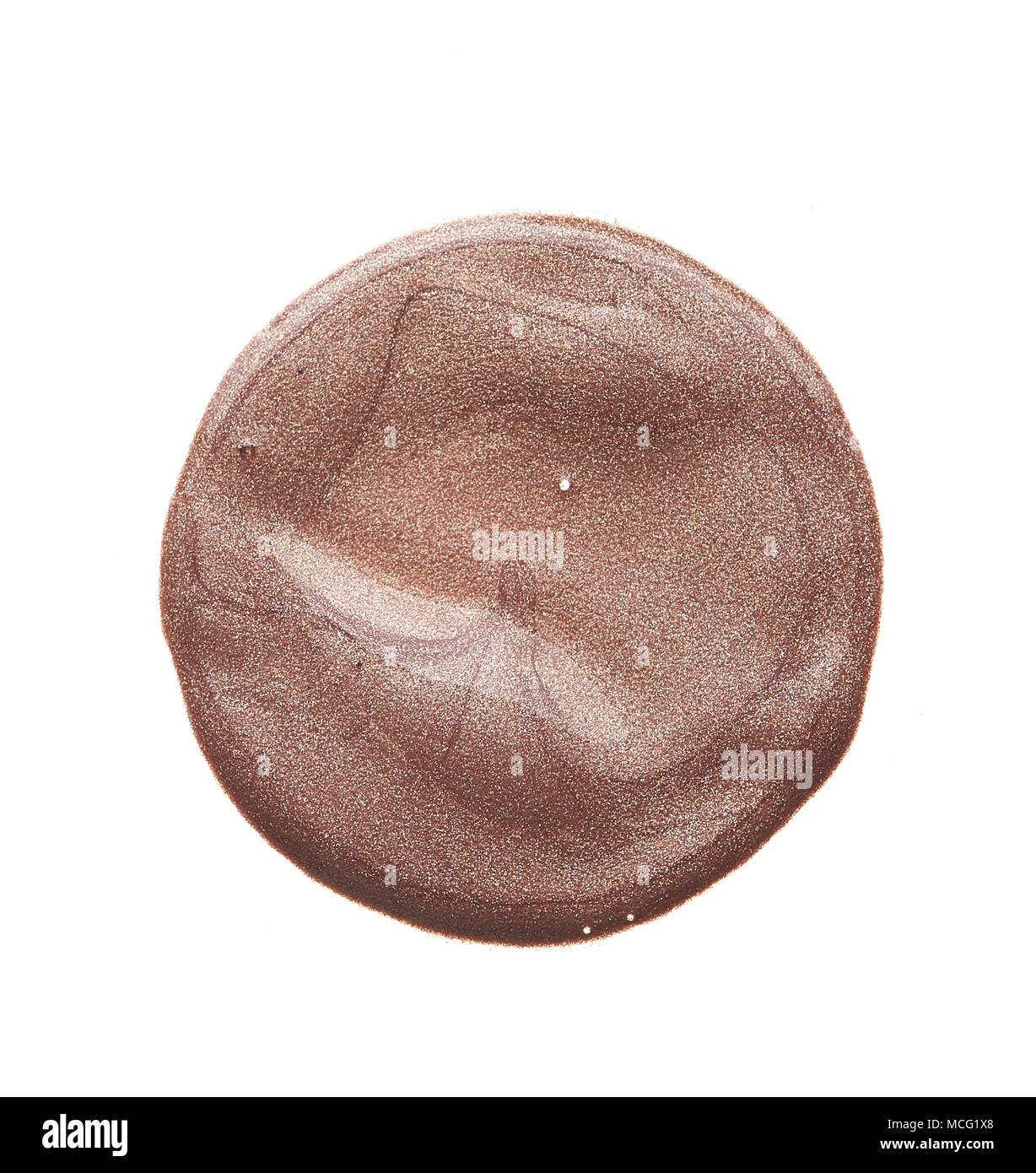 Exclusive textures of cosmetic products in the form of a circle on ...
