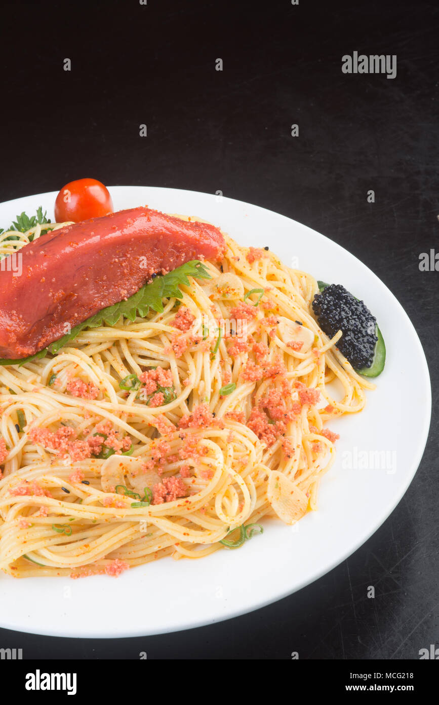 japanese cuisine. spaghetti on the background Stock Photo - Alamy