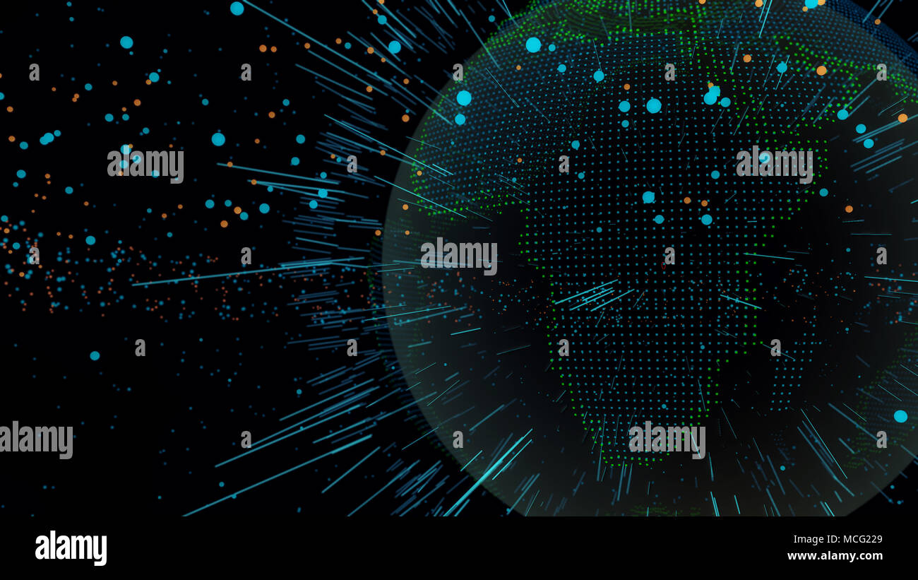Planet earth connections hi-res stock photography and images - Alamy
