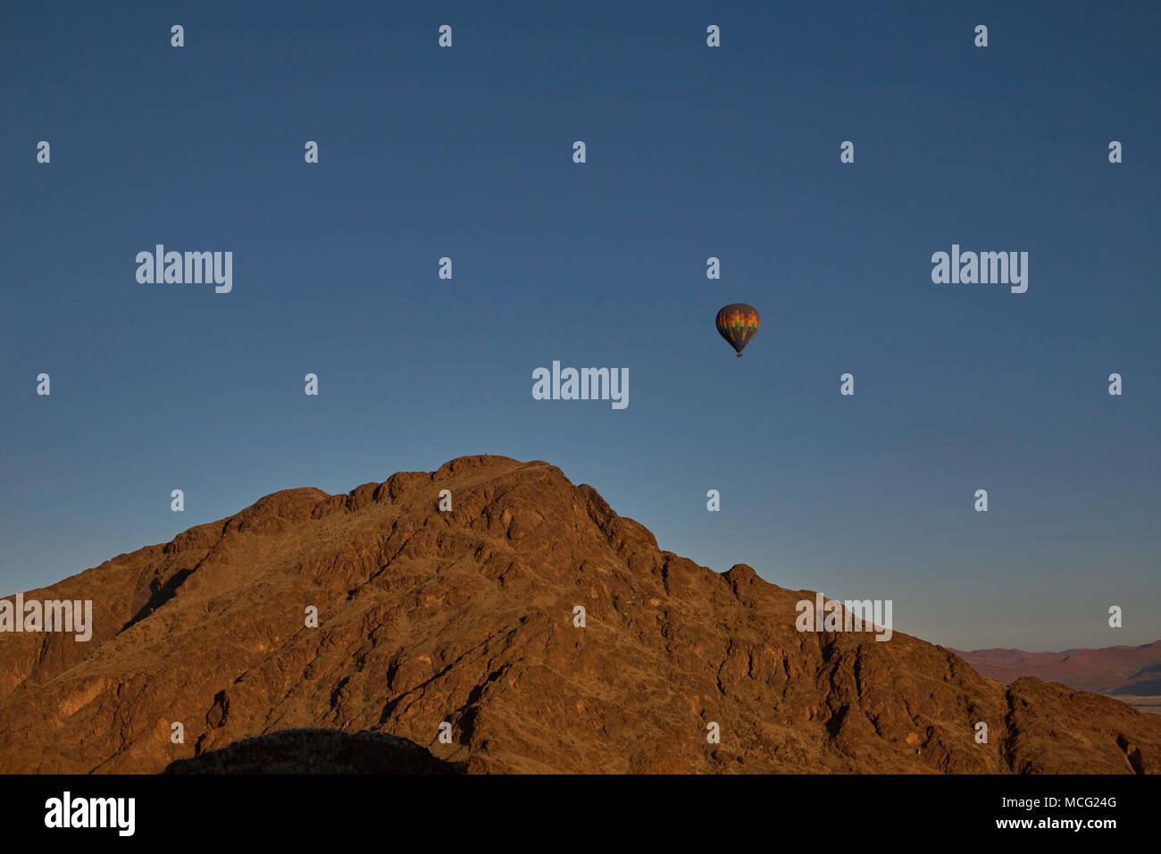 Hot air ballooning over Namibia Stock Photo - Alamy