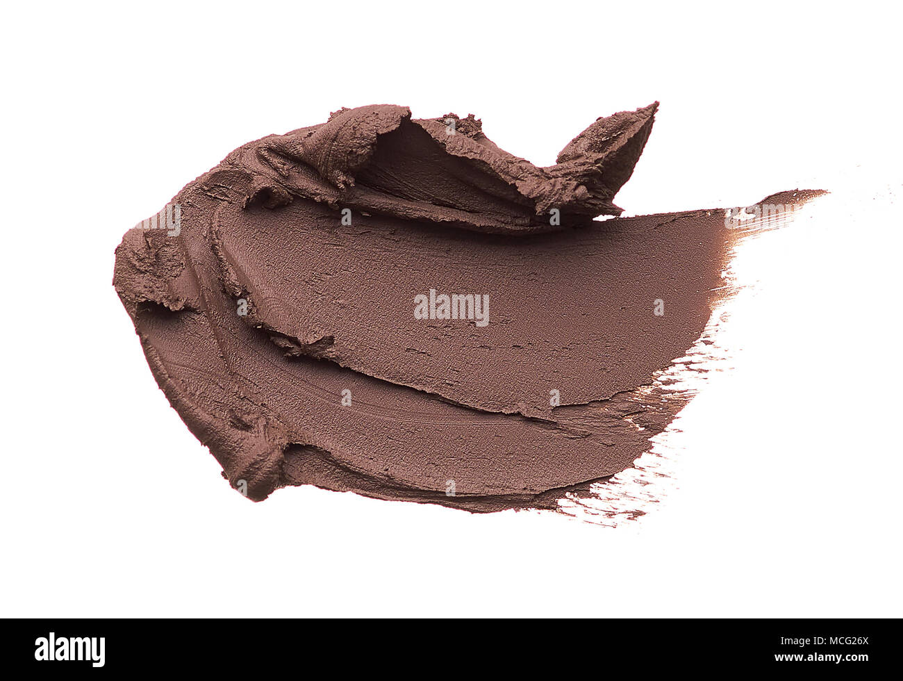 Exclusive textures of cosmetic products on white background Stock Photo ...