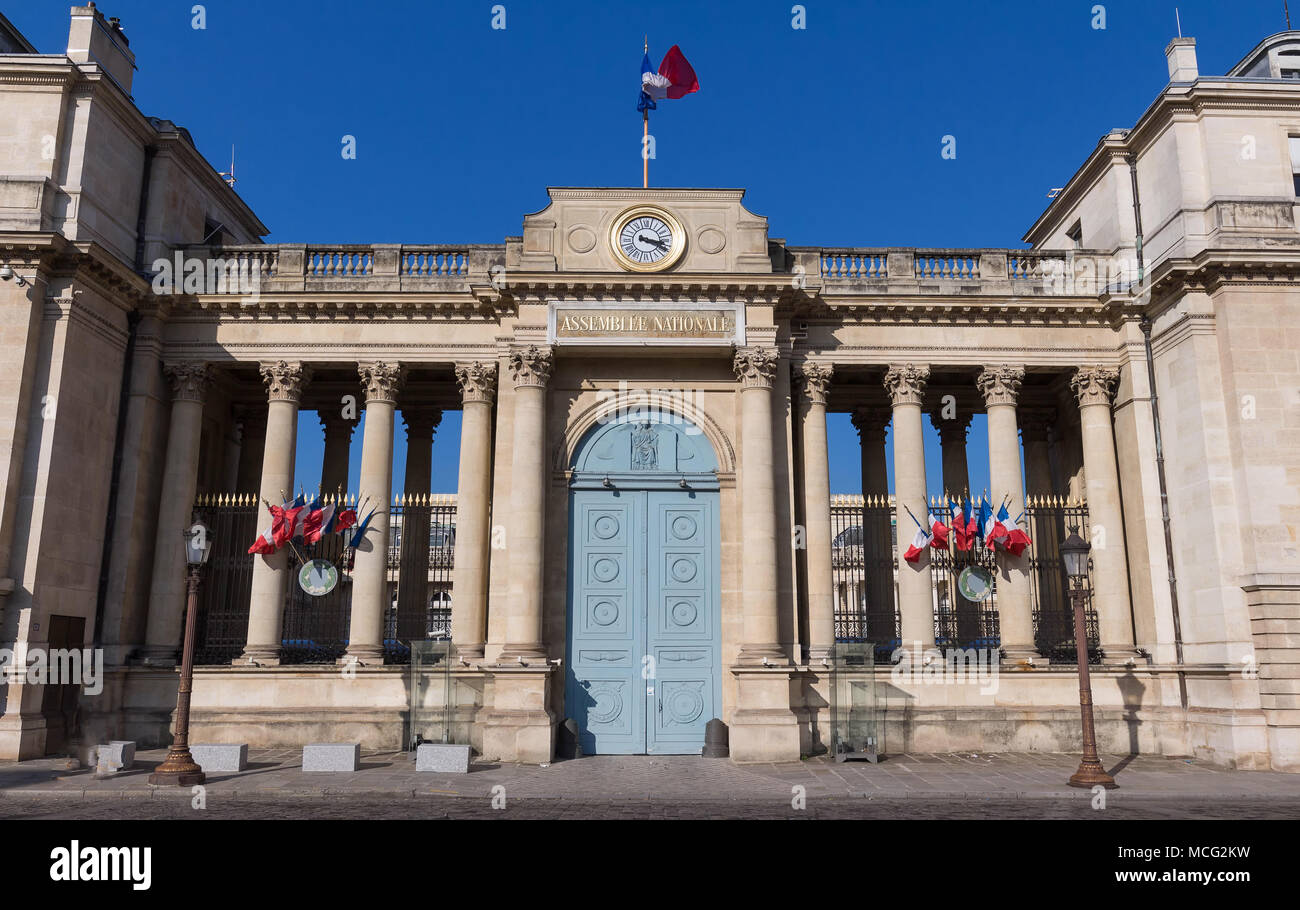 The French national Assembly , Paris, France Stock Photo - Alamy