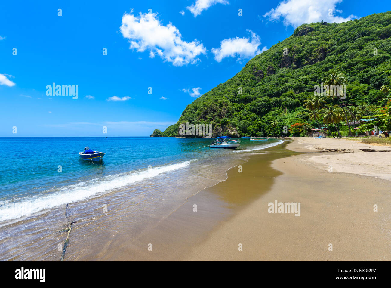 Soufriere bay beach dominica hi-res stock photography and images - Alamy