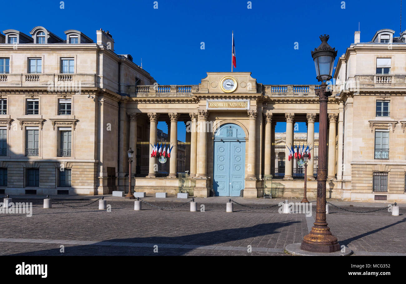The French national Assembly , Paris, France Stock Photo - Alamy