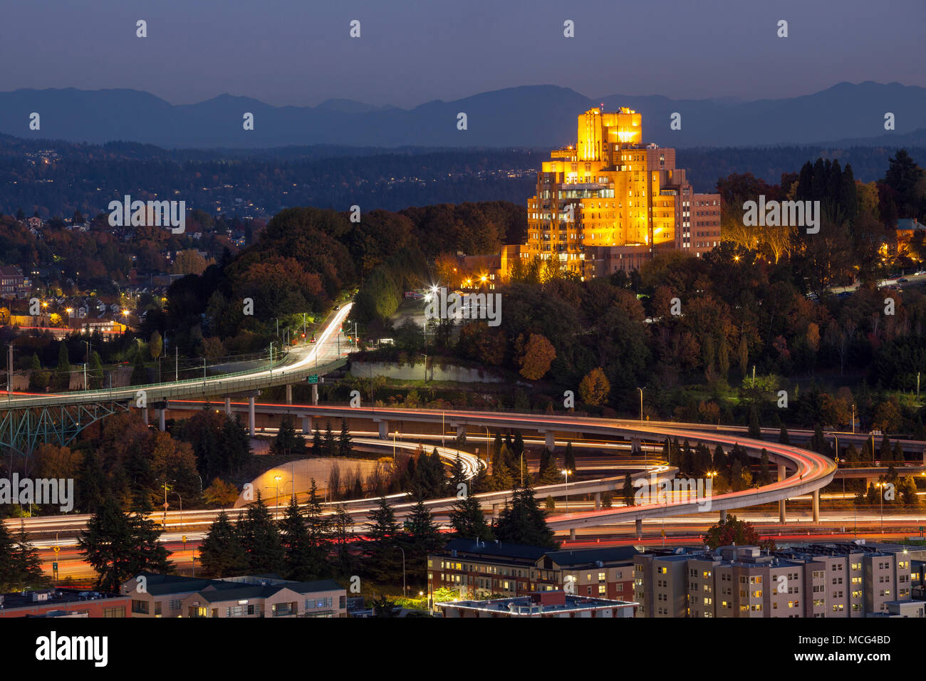 Interstate 90 mountains hi-res stock photography and images - Alamy