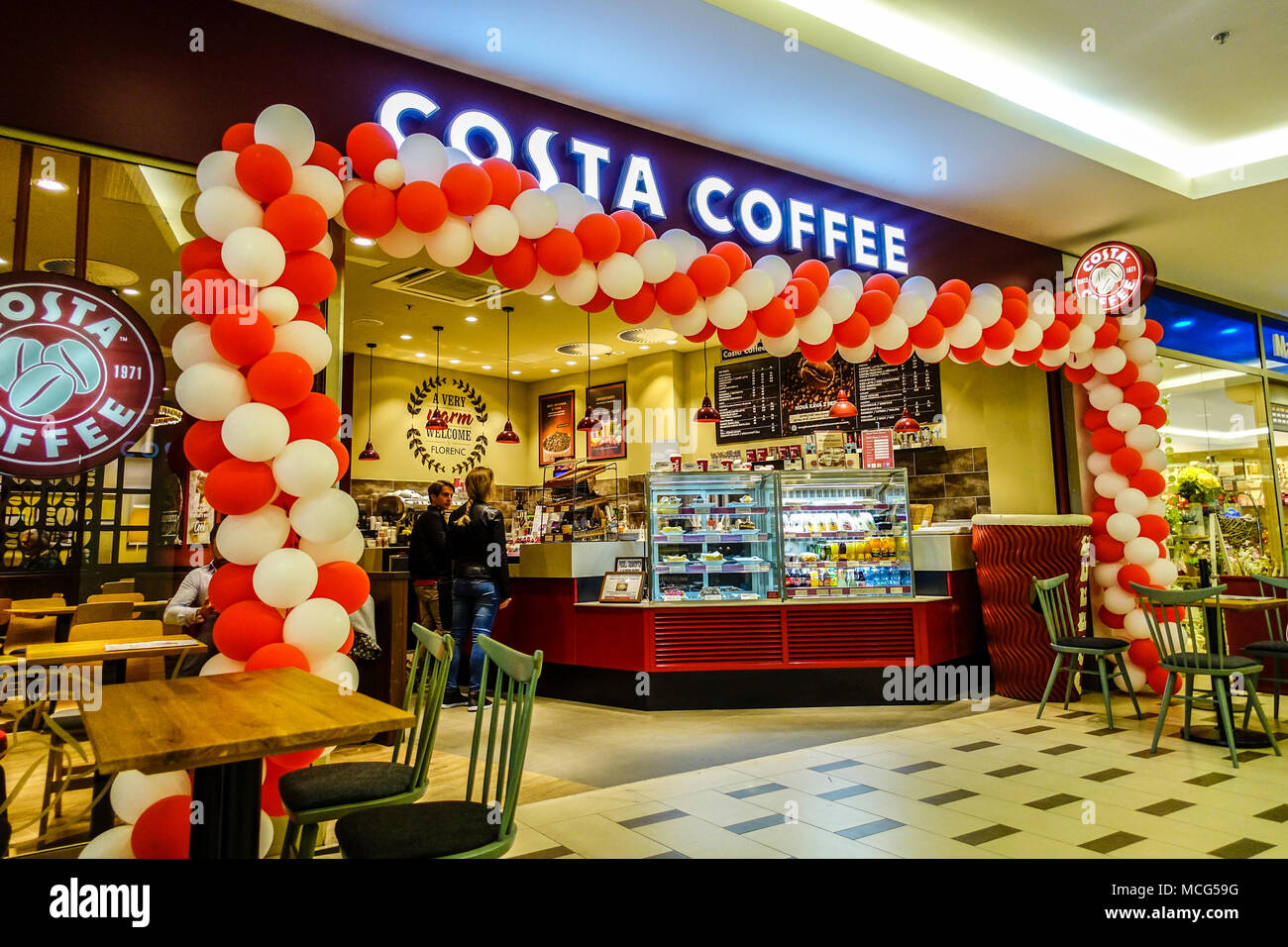 Costa coffee shop logo hi-res stock photography and images - Alamy