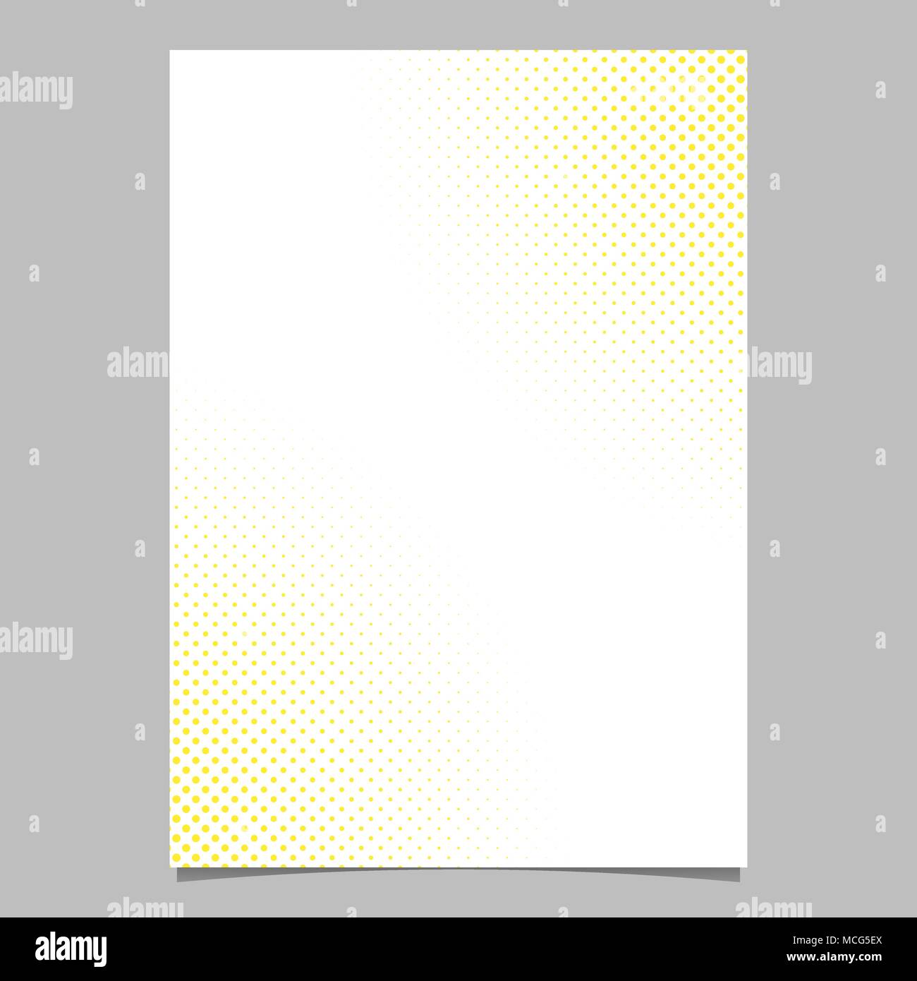 Abstract Halftone Dot Pattern Flyer Template Vector Brochure