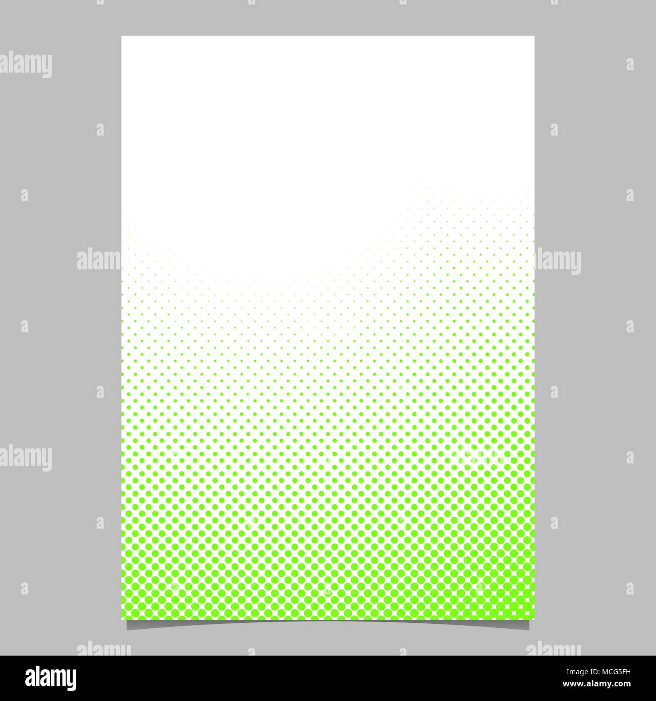 Halftone circle pattern background page design - vector design Stock ...