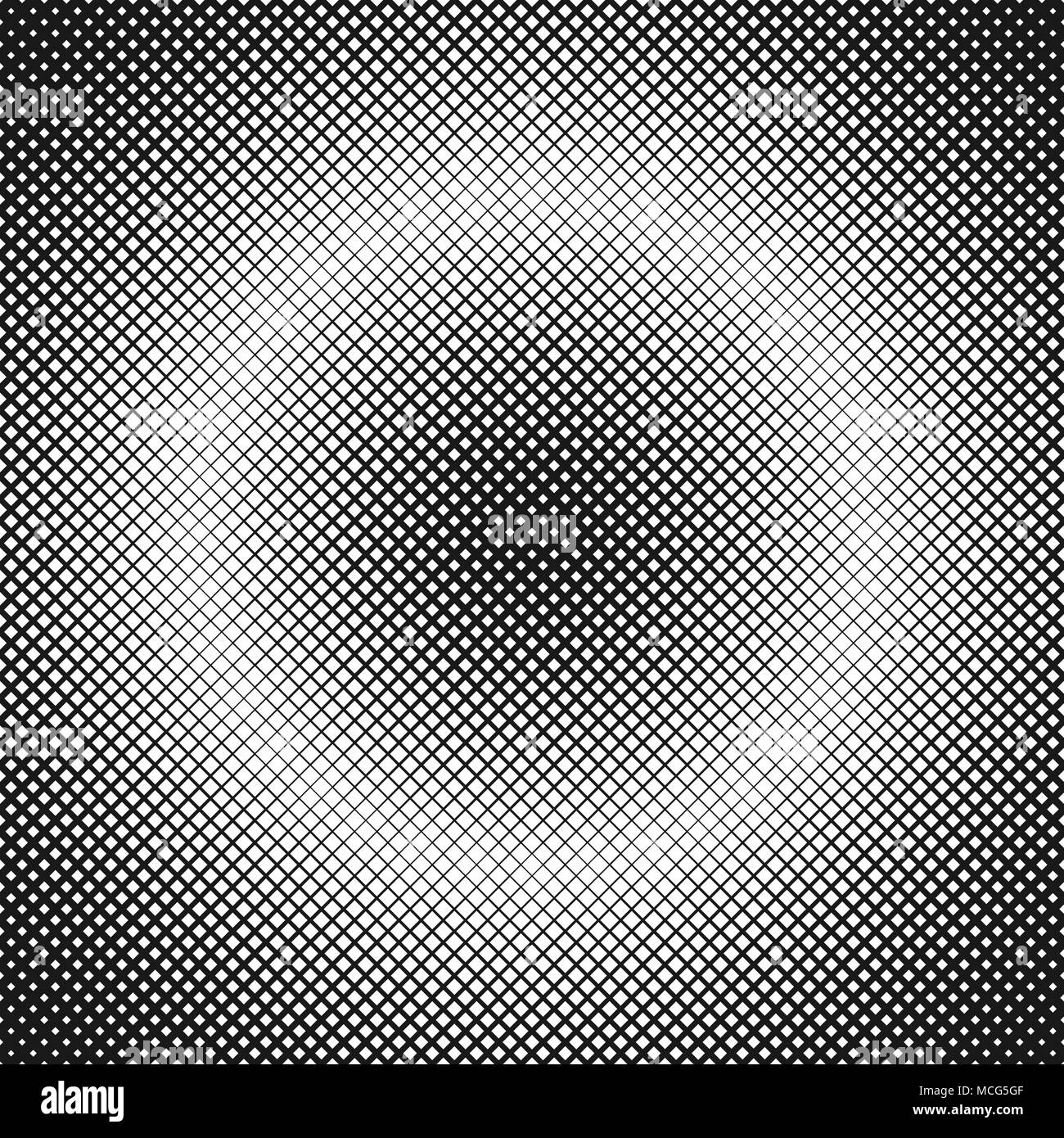 Retro Abstract Halftone Square Pattern Background With Diagonal Squares Stock Vector Image And Art