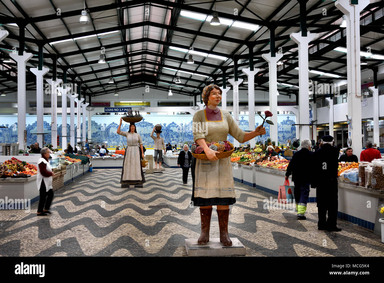 Setubal, Fish Market, ( Mercado do Livramento ) , Portugal, Portuguese ...
