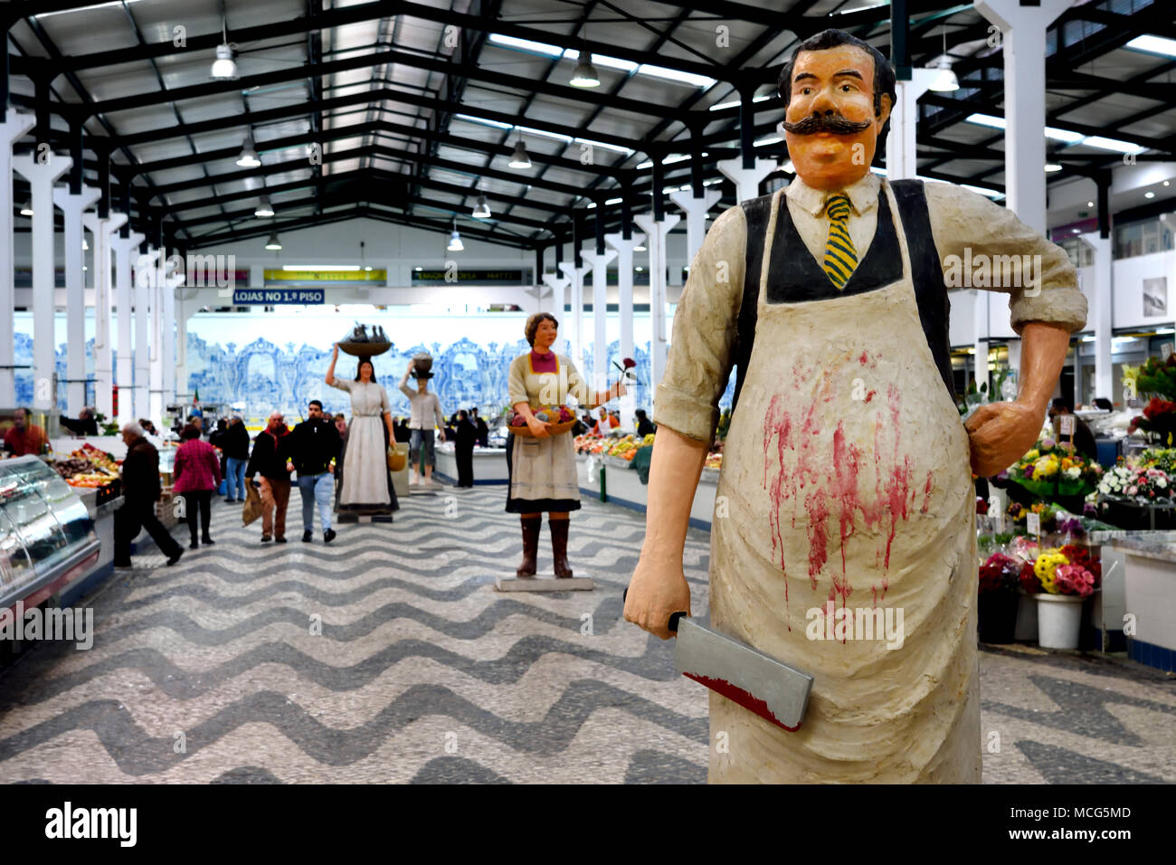 Setubal, Fish Market, ( Mercado do Livramento ) , Portugal, Portuguese ...