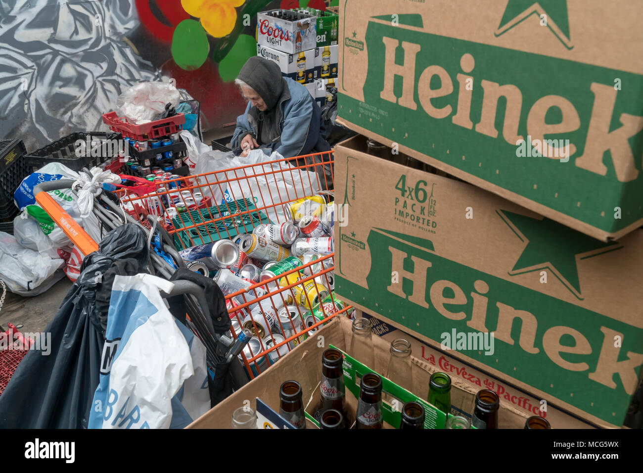 Sorting Cans Bottles Recycling High Resolution Stock Photography and ...