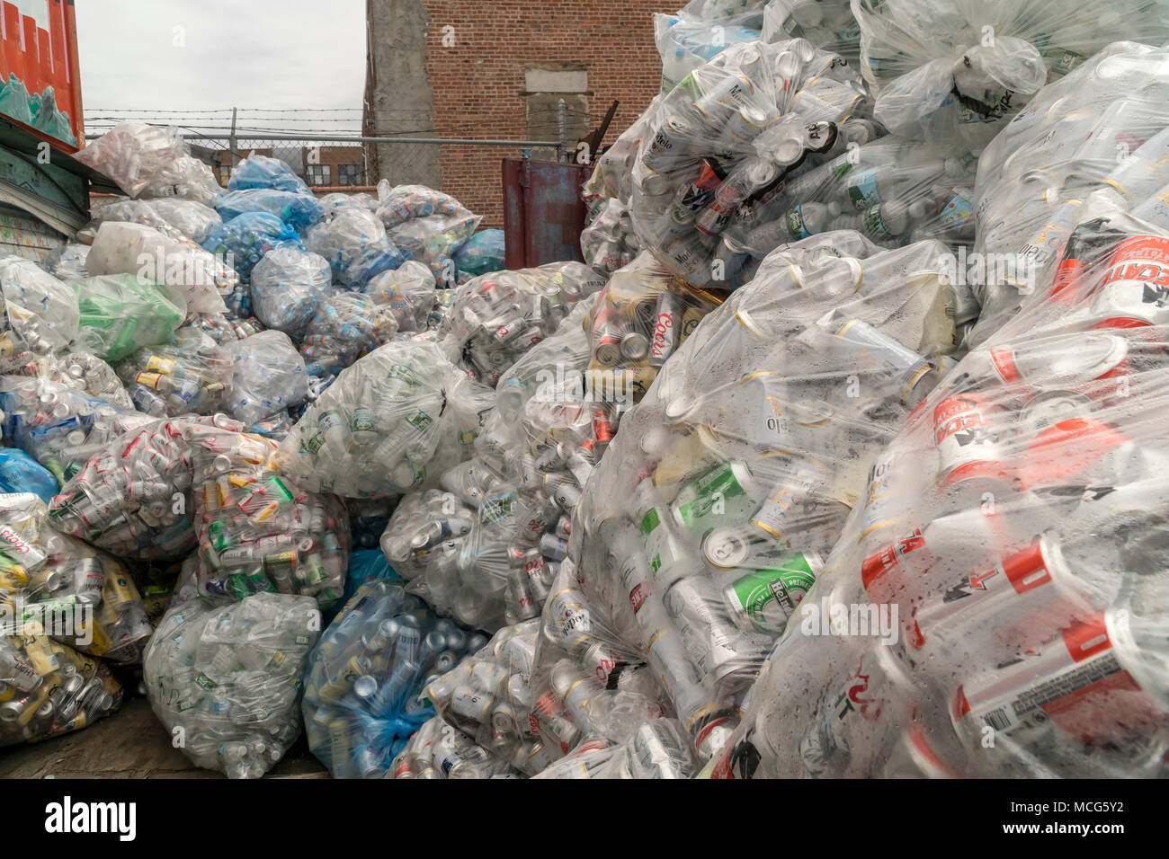 Sorting Cans Bottles Recycling High Resolution Stock Photography and ...