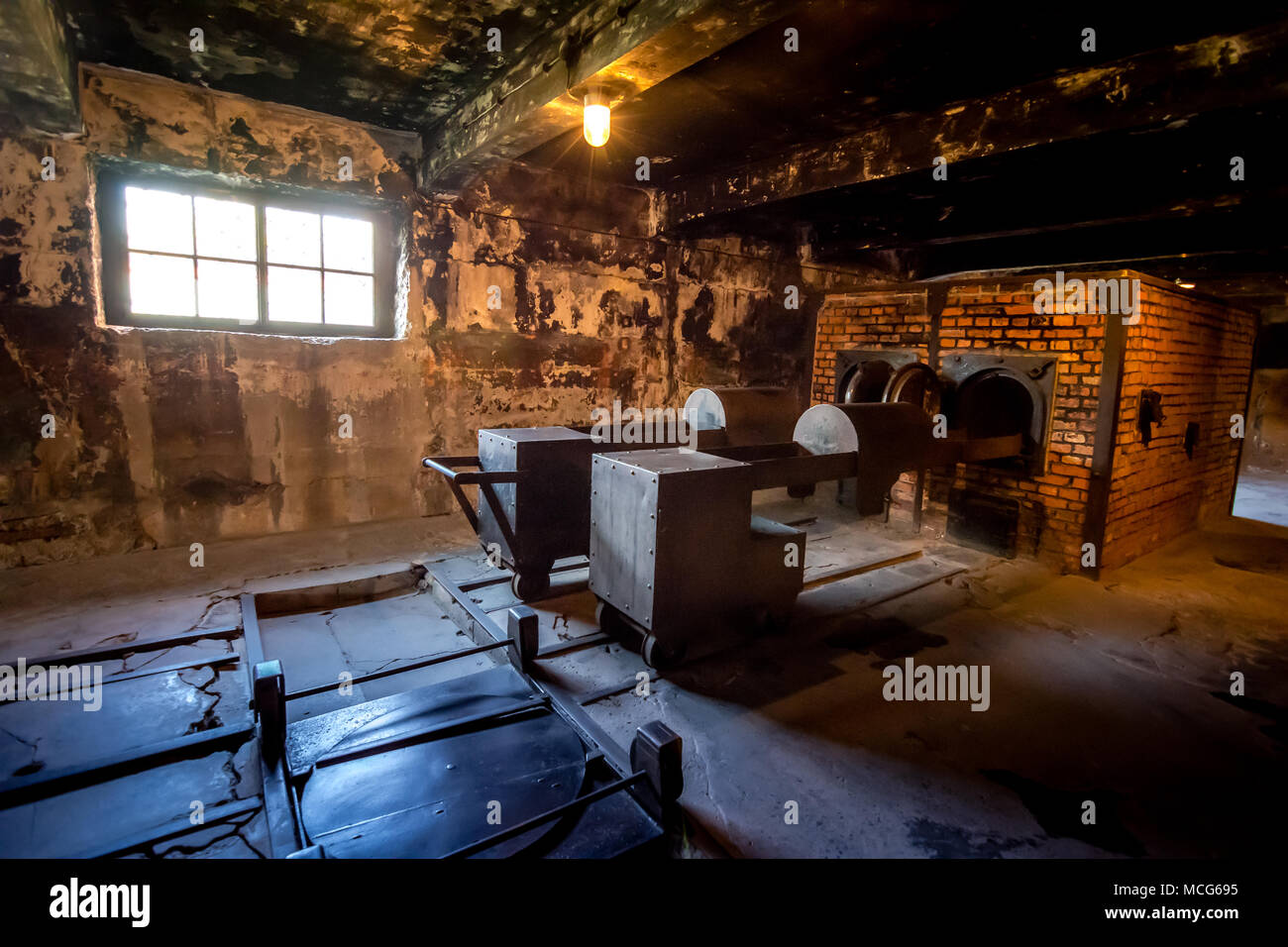 Crematorium in auschwitz hi-res stock photography and images - Alamy