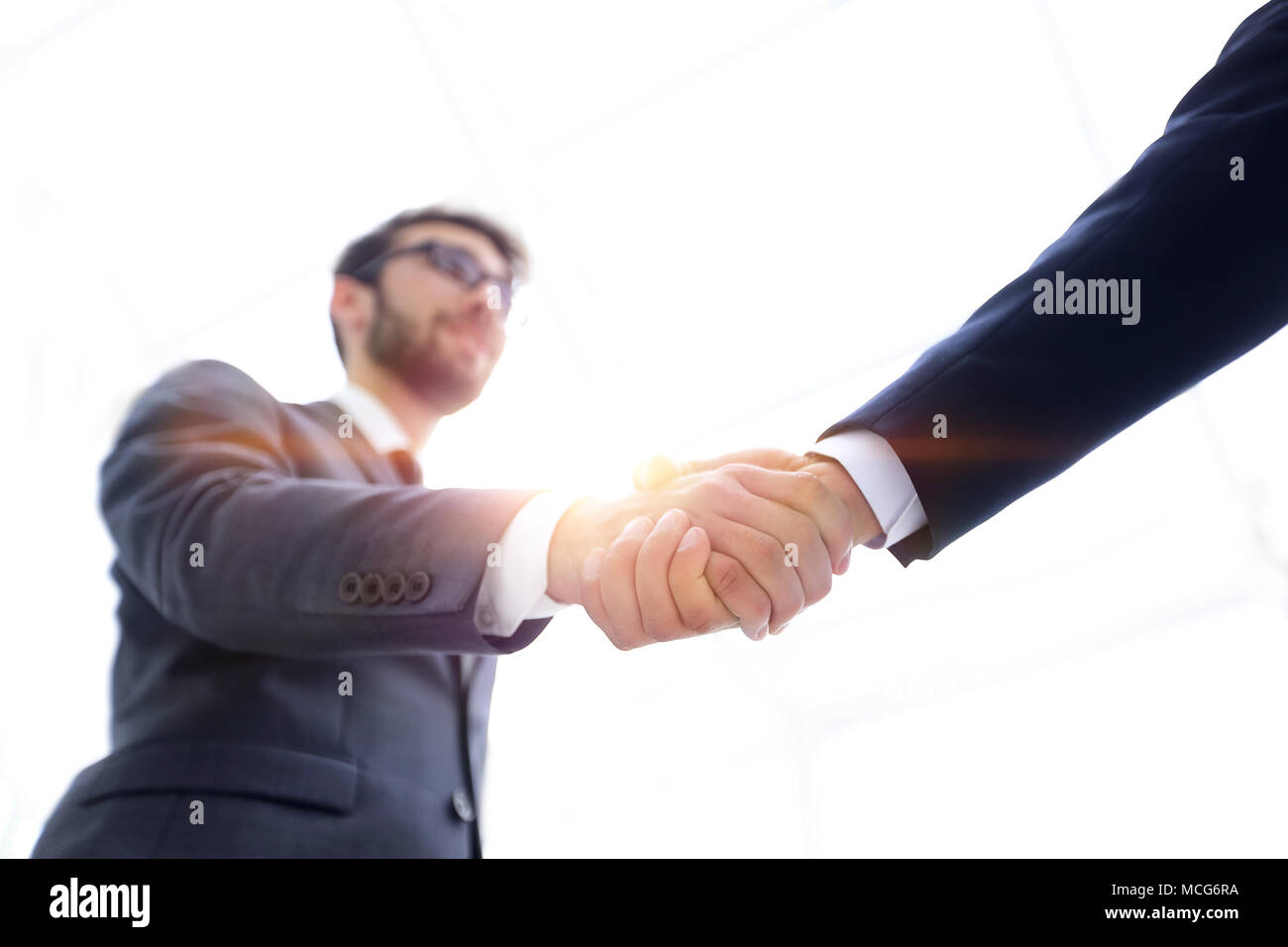 Success concept in business - handshake of partners Stock Photo - Alamy