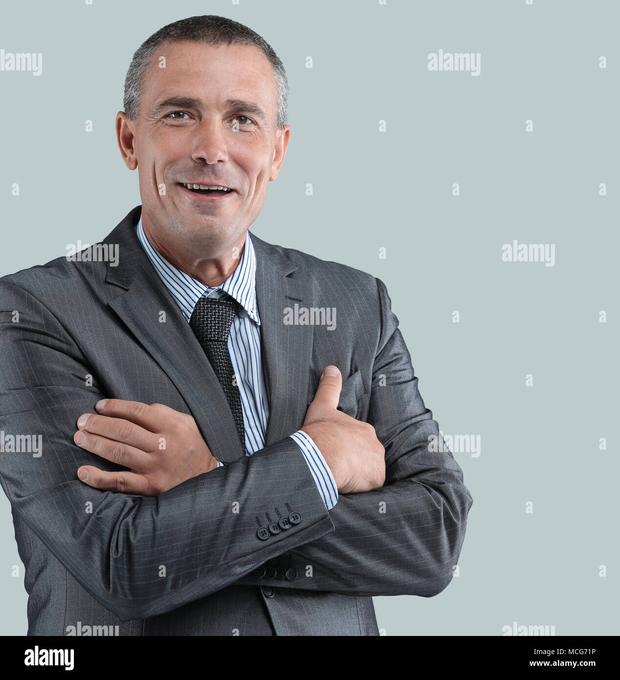 face of a successful businessman Stock Photo - Alamy