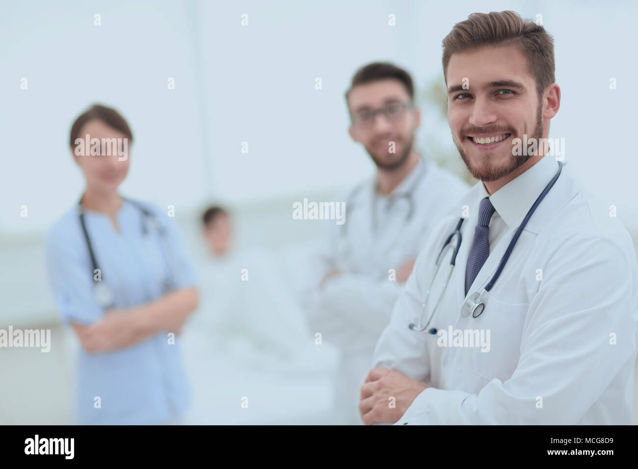Portrait international medical team hi-res stock photography and images ...