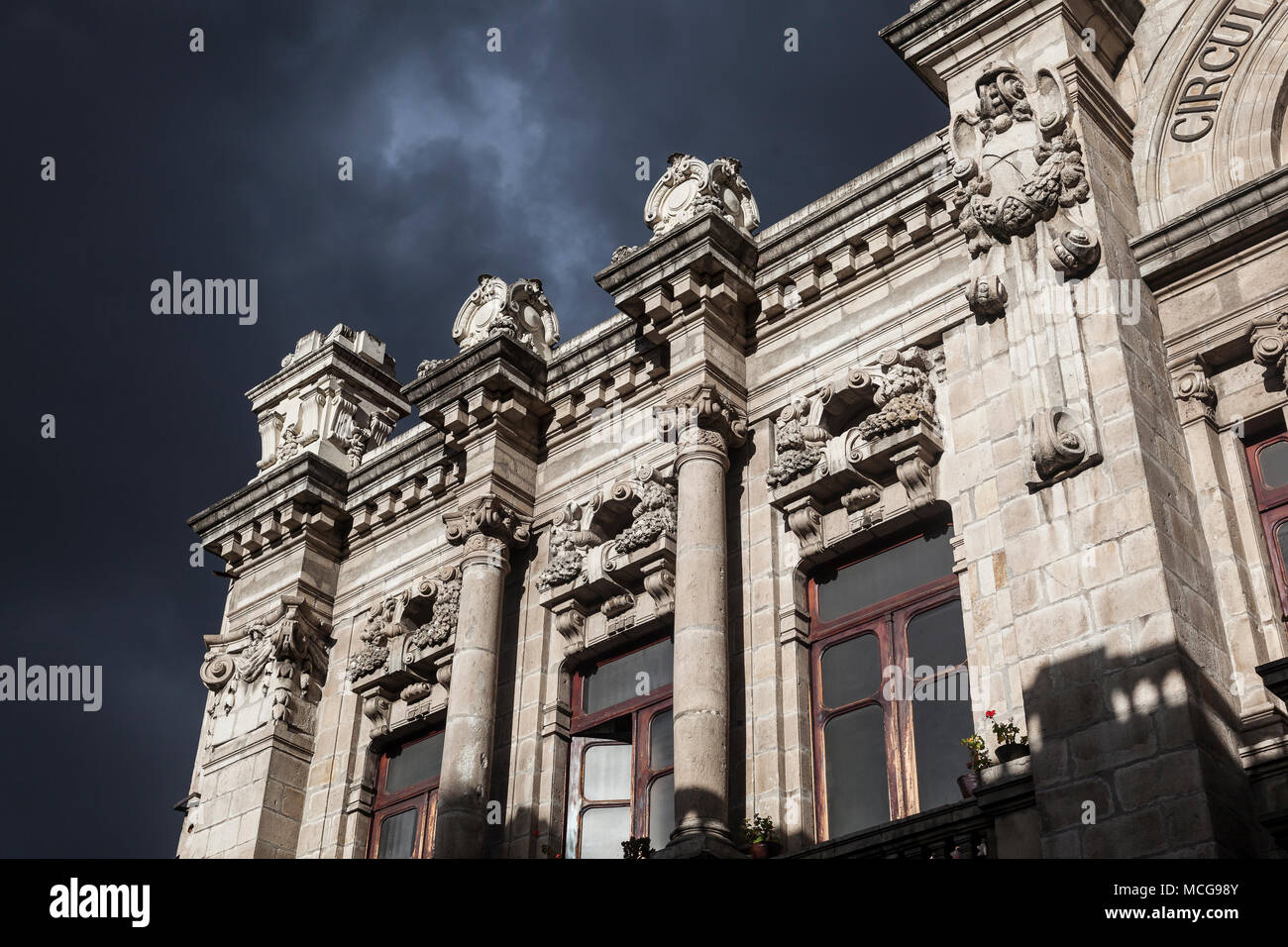 Colonial architecture detail quito hi-res stock photography and images ...
