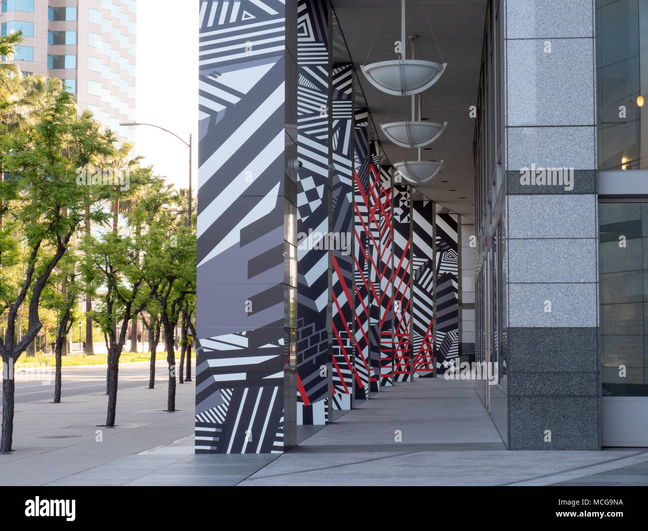 Creative office building design of entrance on ground floor Stock Photo ...