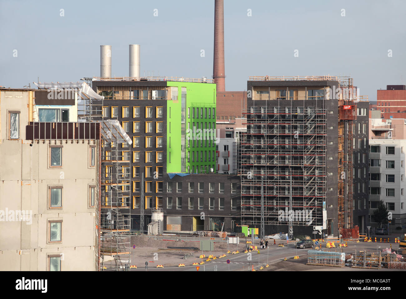construction of high-rise office building Stock Photo - Alamy