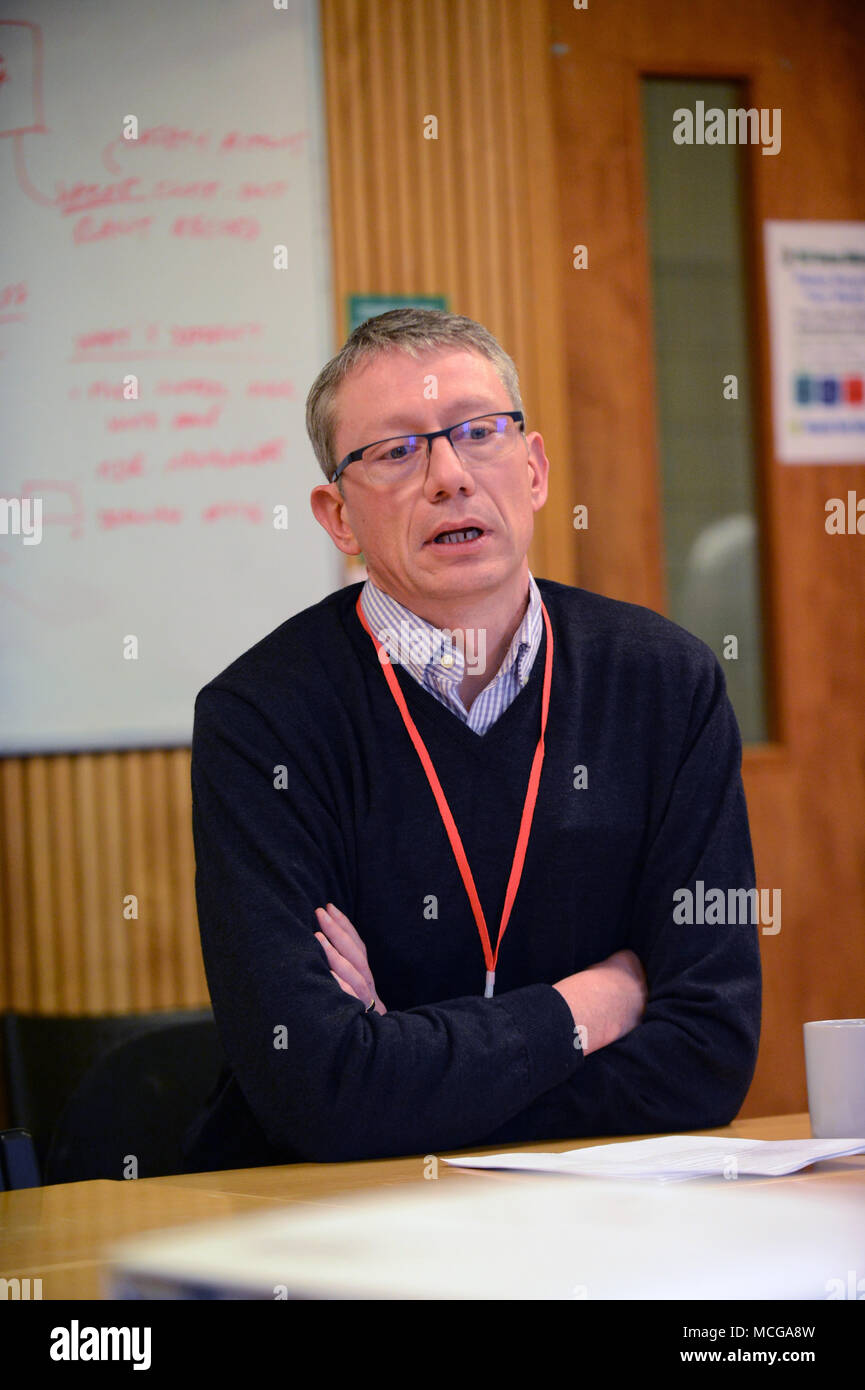 Neil McCulloch chief operating officer Enquest at a meeting at the ...