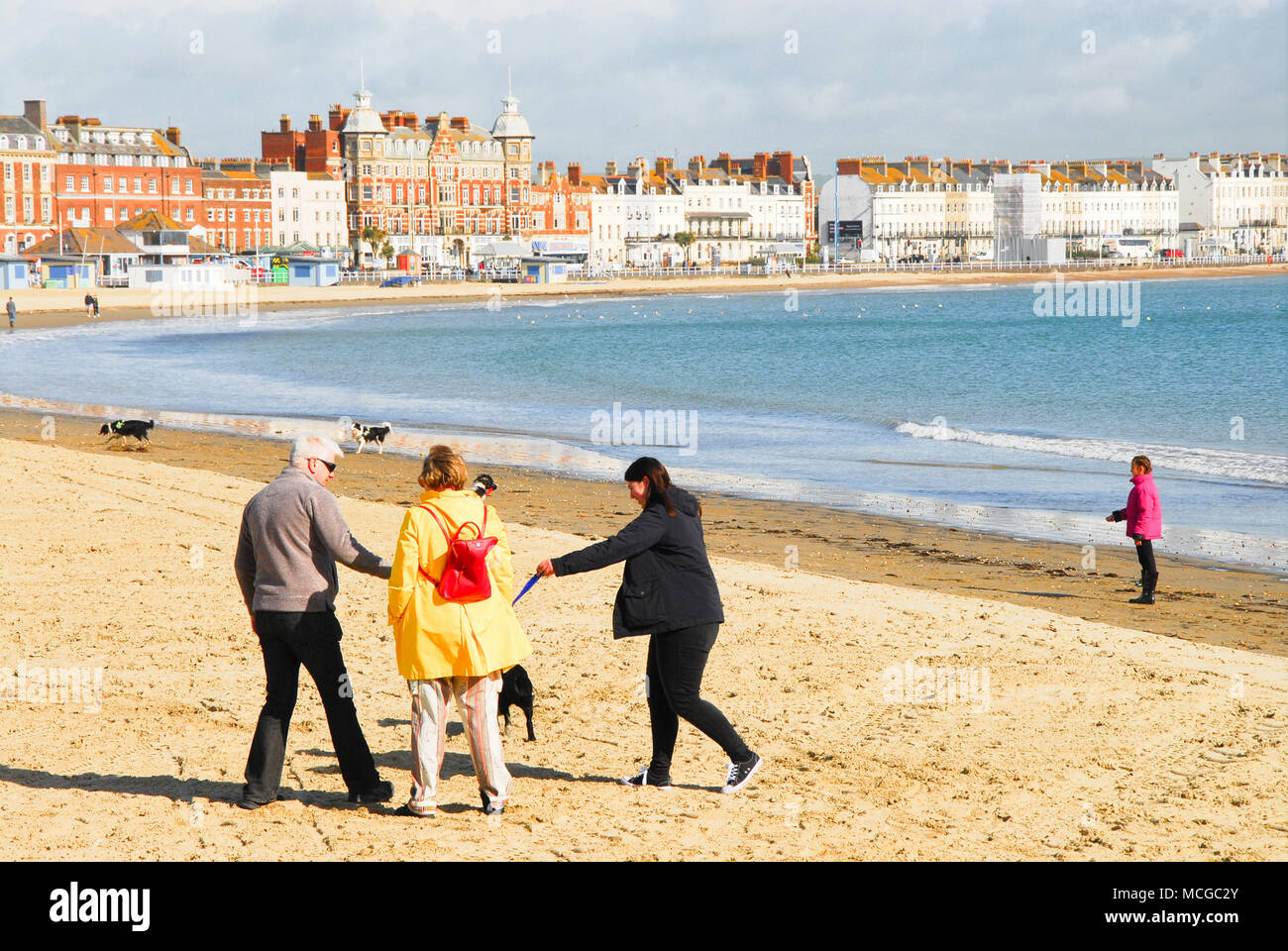 Weymouth beachfront sign hi-res stock photography and images - Alamy