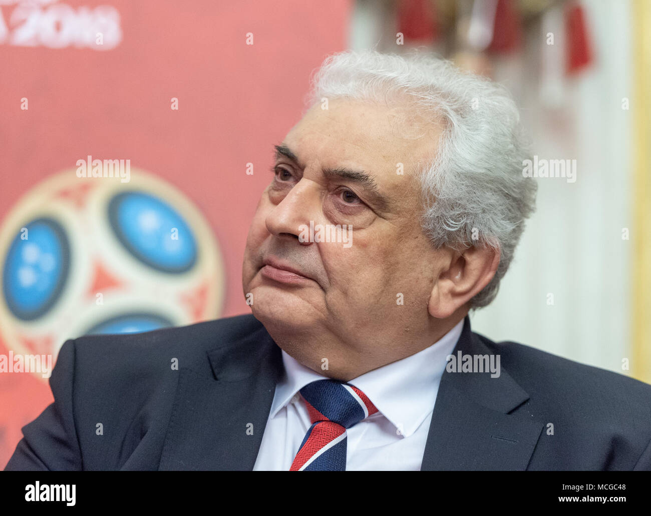 11 April 2018, Germany, Berlin: Russian ambassador to Germany Sergey ...