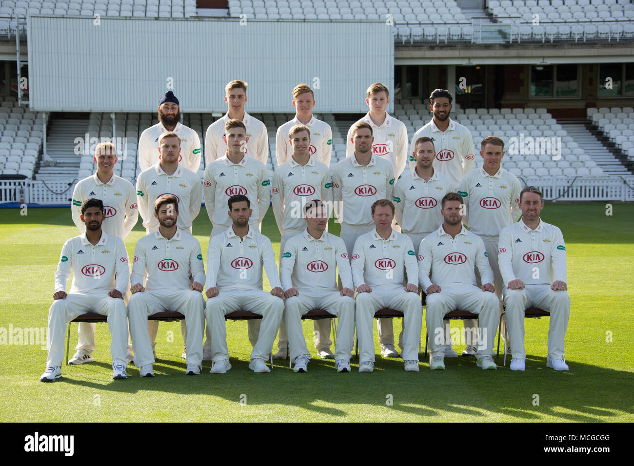 Surrey squad press day hi-res stock photography and images - Alamy