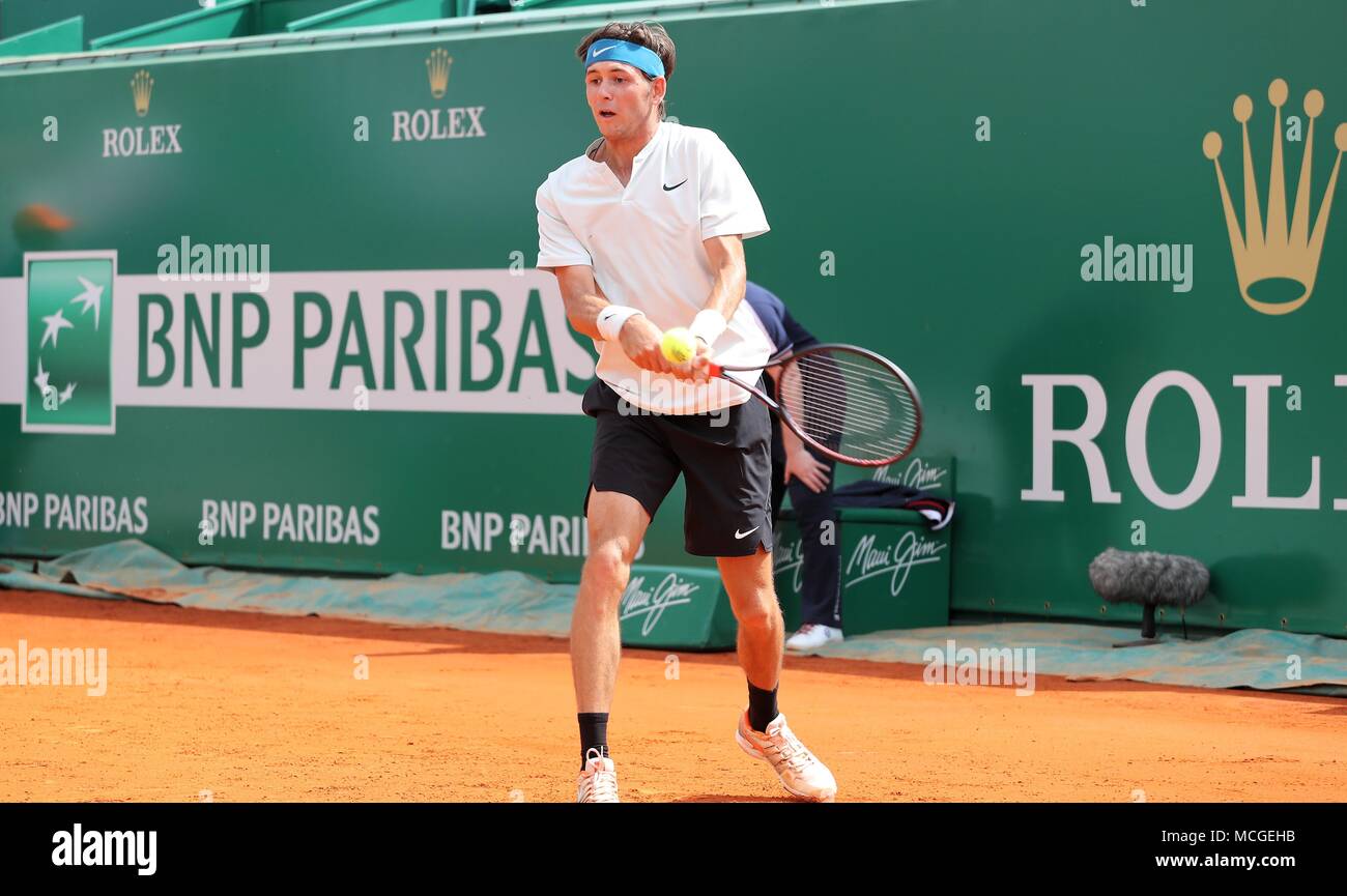 Monte Carlo, Monaco. 16th Apr, 2018. Jared Donaldson (USA) during The ...