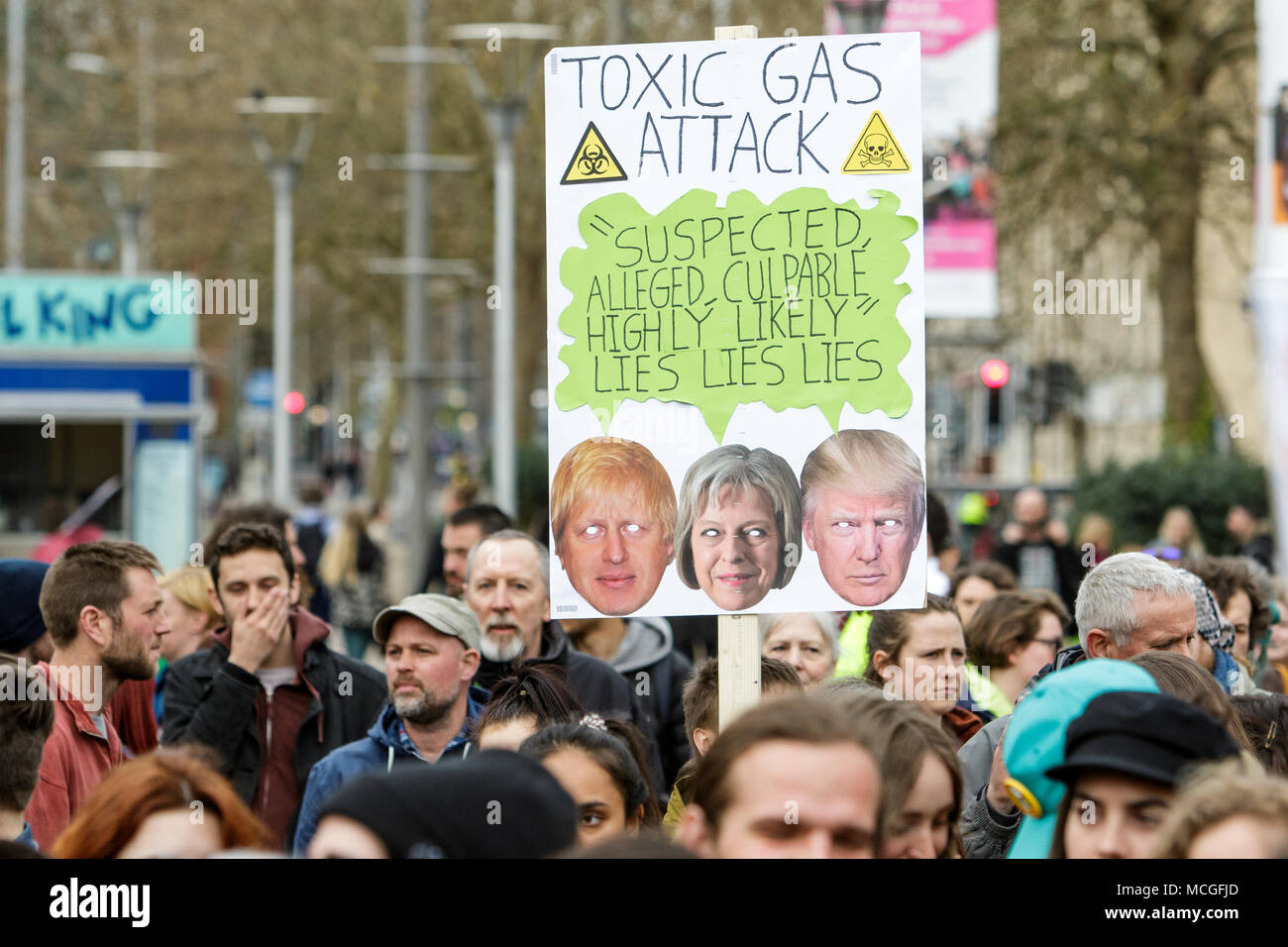 Carrying placard placards signs hi-res stock photography and images - Alamy