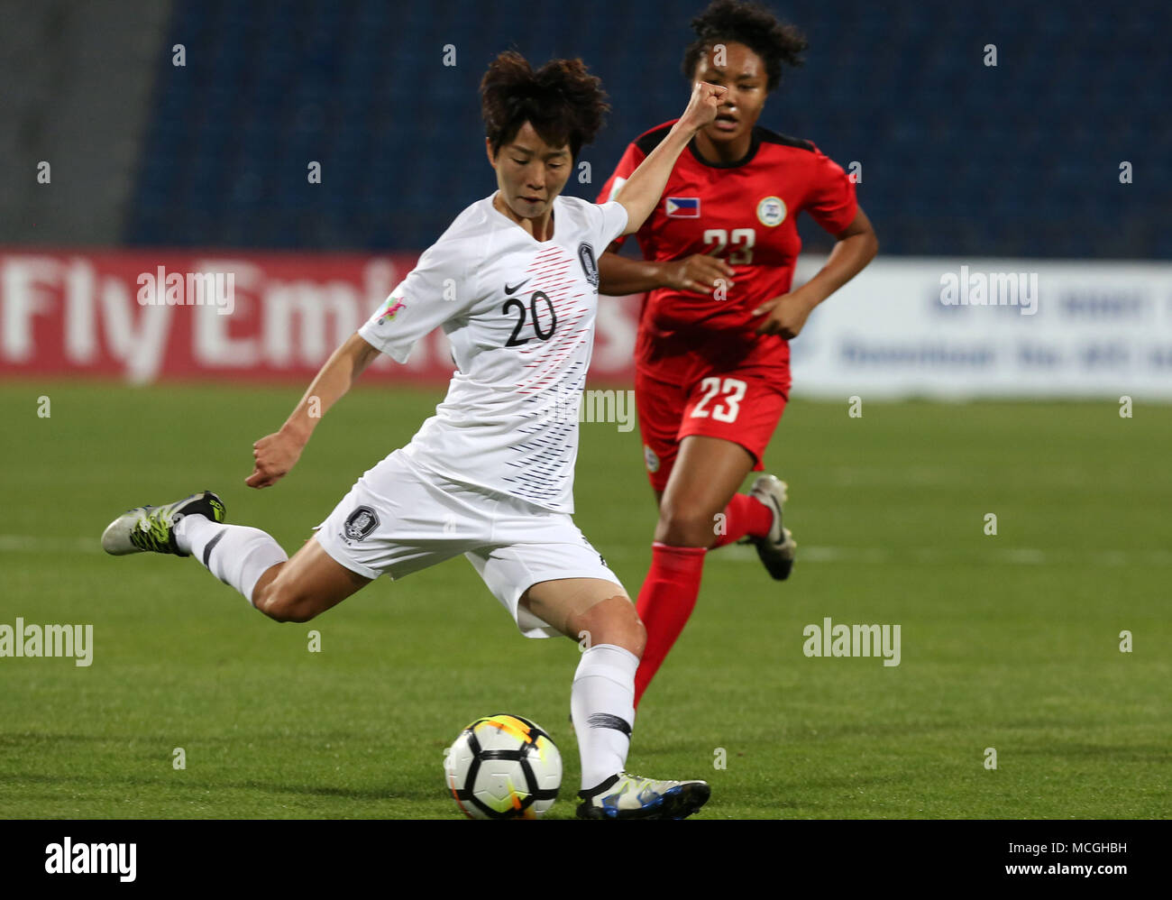 17th Apr, 2018. S. Korea qualify for women's World Cup In this AFP ...