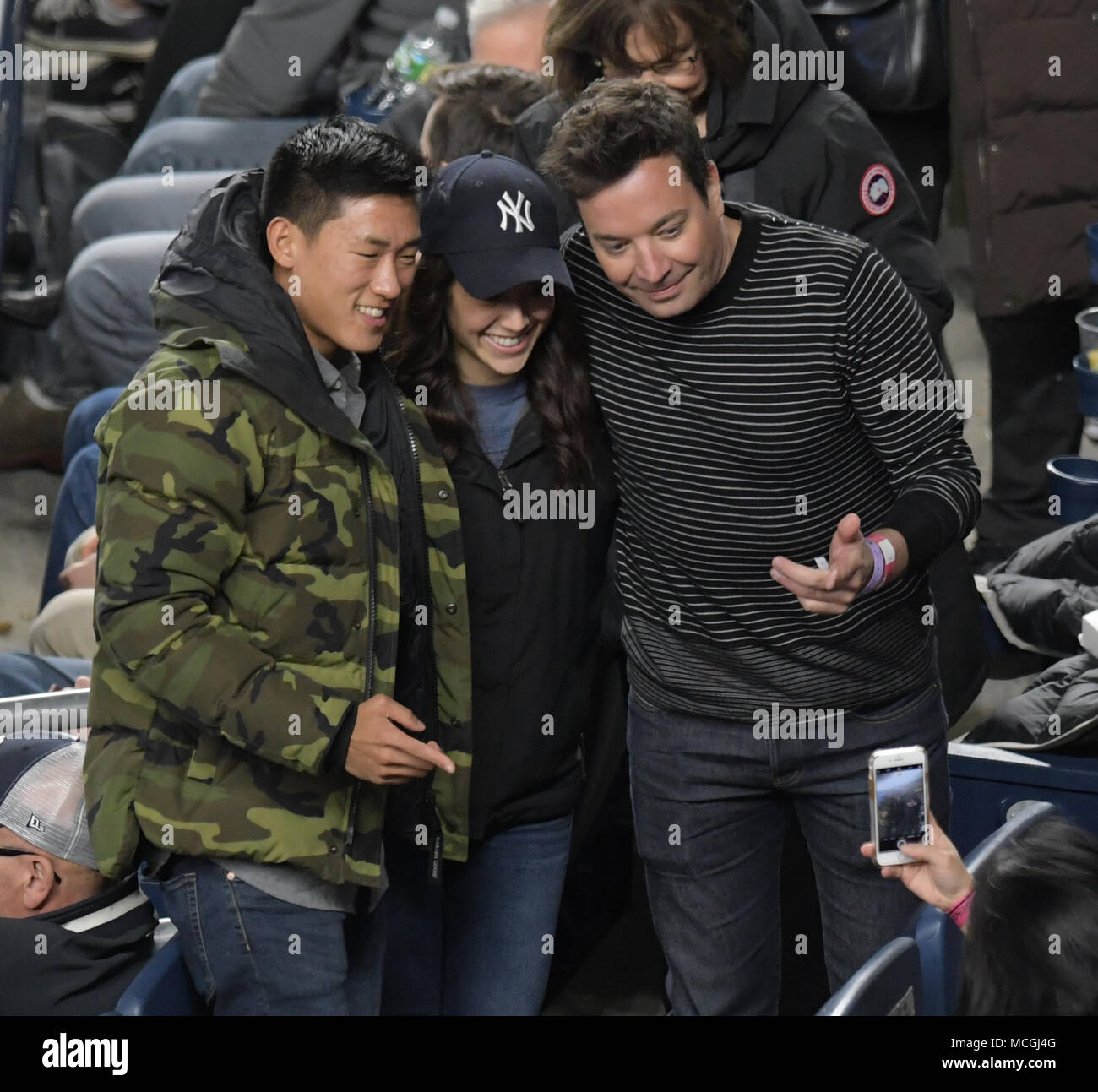 New York, NY, USA. 16th Apr, 2018. Jimmy Fallon attends New York ...