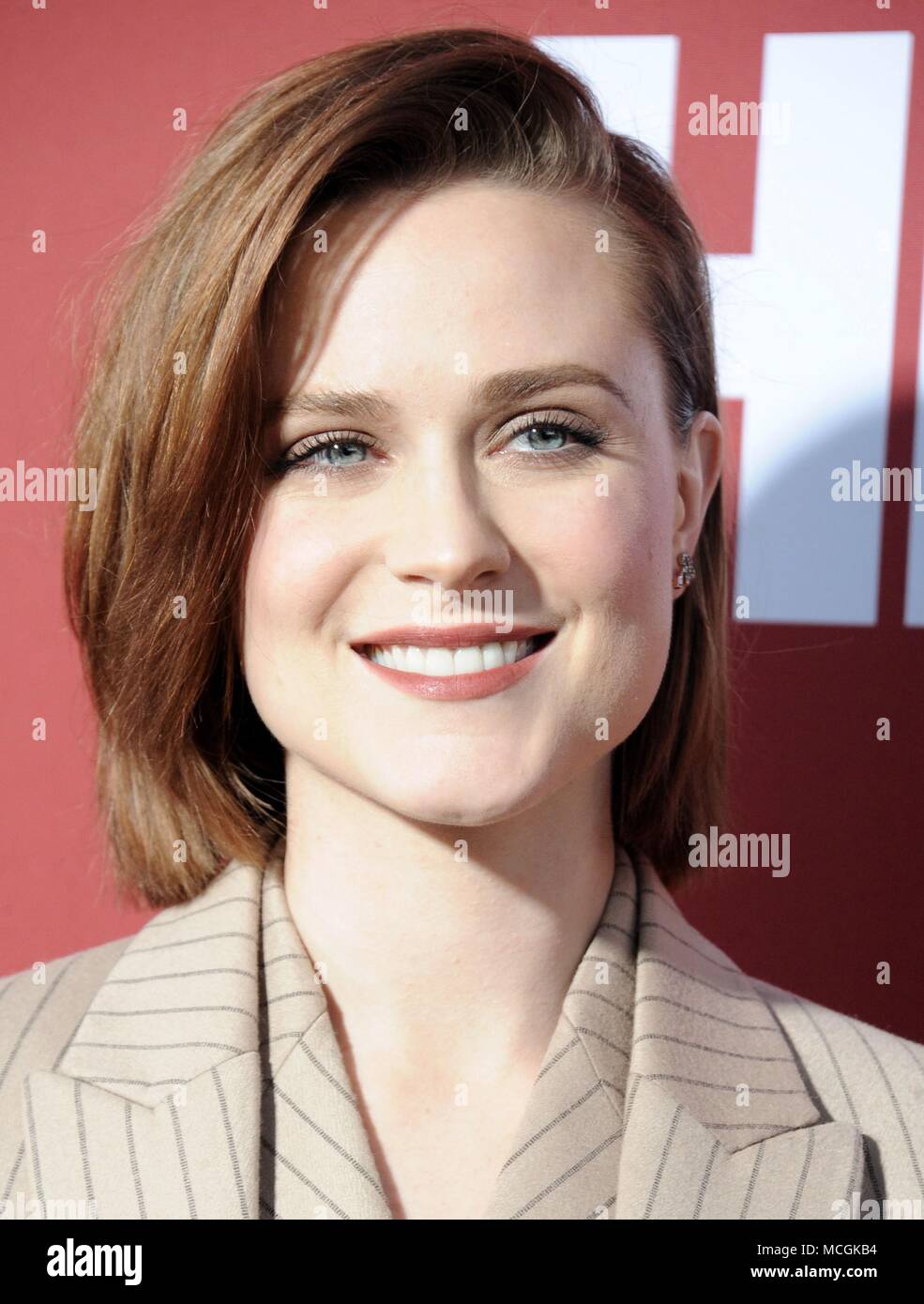 Los Angeles, CA, USA. 16th Apr, 2018. Evan Rachel Wood at arrivals for ...