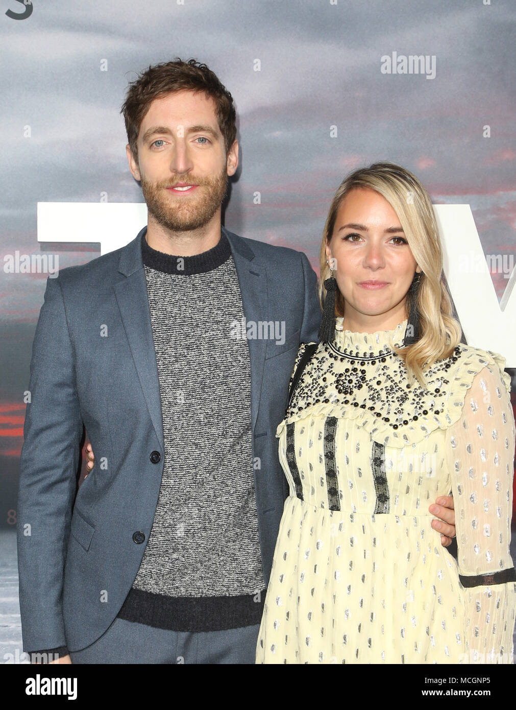 Hollywood, Ca. 16th Apr, 2018. Thomas Middleditch, Mollie Gates, at the ...