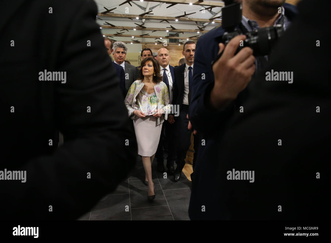 Italian politicians at Vinitaly Expo Stock Photo - Alamy