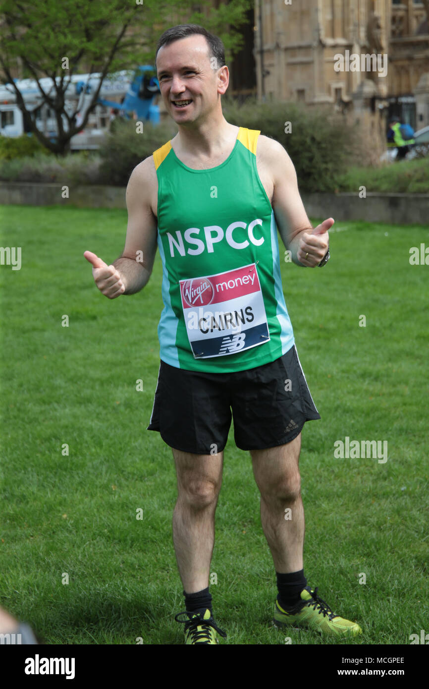 London UK 17 April 2018 A record 17 MPs will take on the 2018 Virgin ...