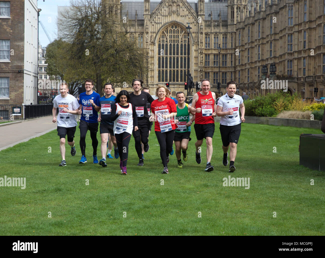 London,UK,17th April 2018,London Marathon Photocall with 11 Members of ...
