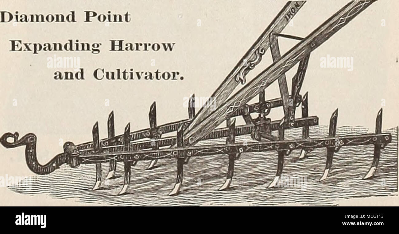 . The best harrow for private or market gardens. The teeth are set on ...
