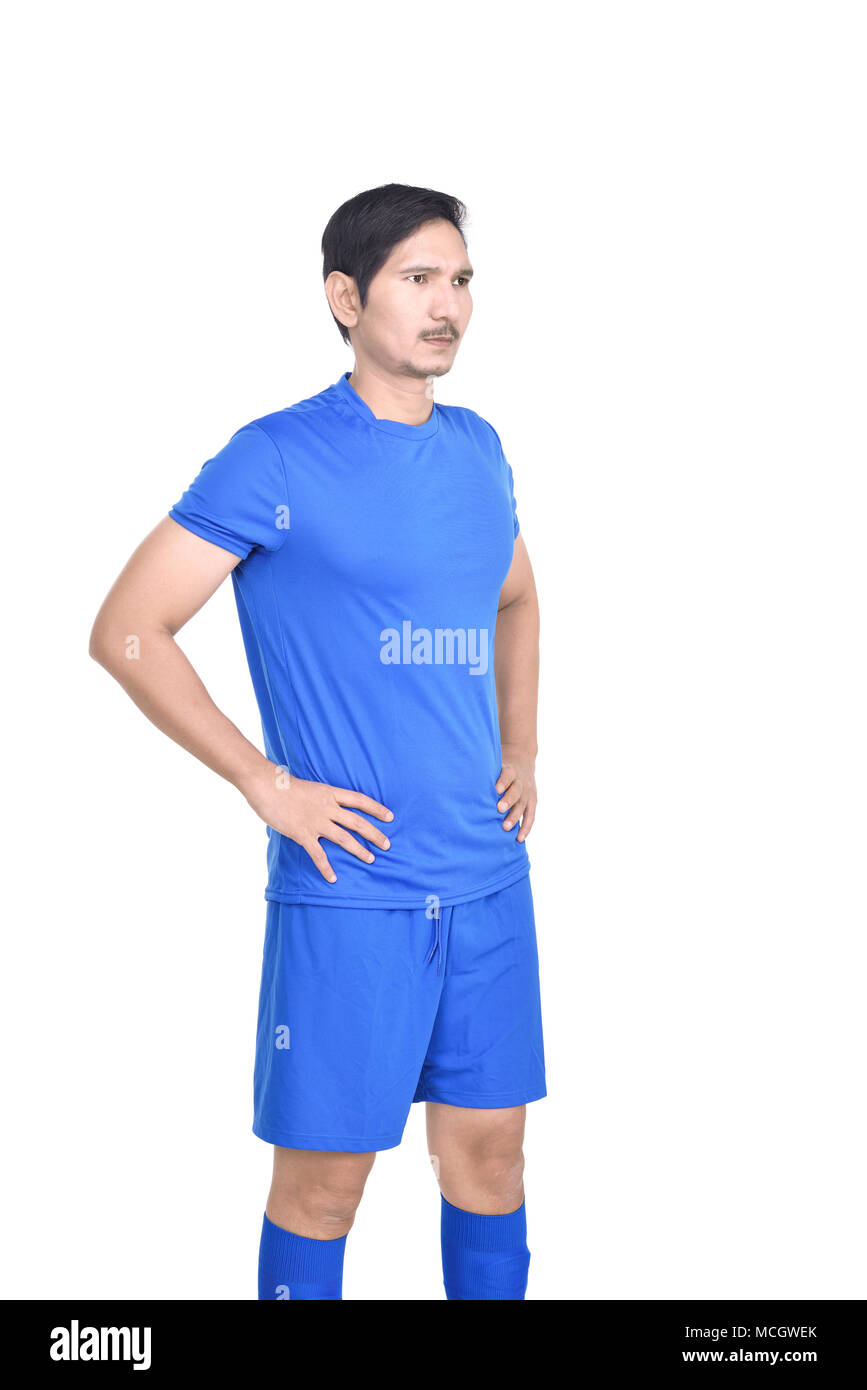 Footballer white background hi-res stock photography and images - Alamy