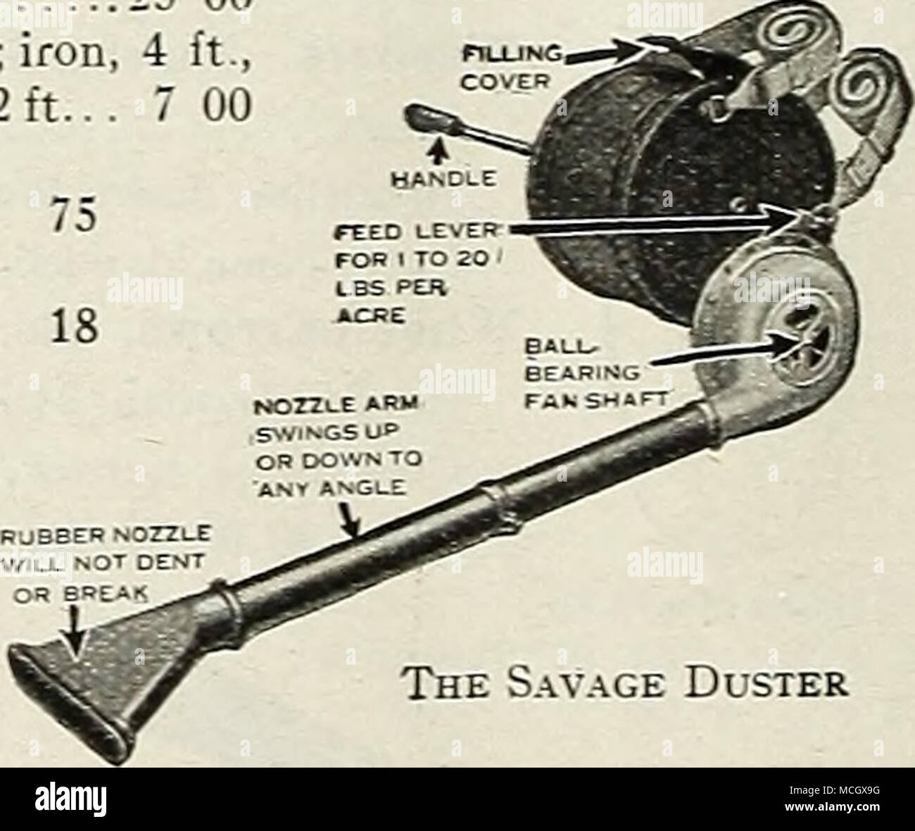 . The S.wage Duster Greexhouse Syringe Vermorel Eclair Xo. 1 French ...