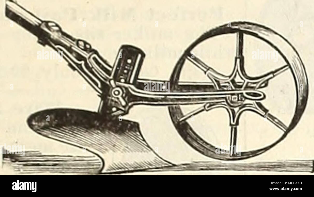 . The "Fire-Fly" Hand Wheel Garden Plow has a polished steel mould ...