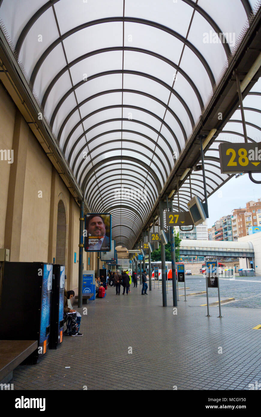 Barcelona Nord, estacion de autobuses, long distance bus station ...