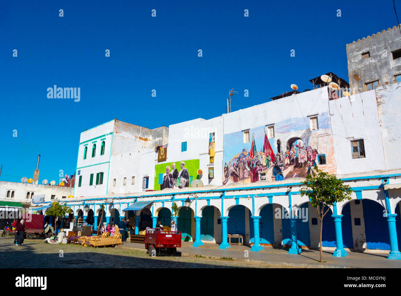 Petit souk, Medina, Larache, northern Morocco, Africa Stock Photo - Alamy