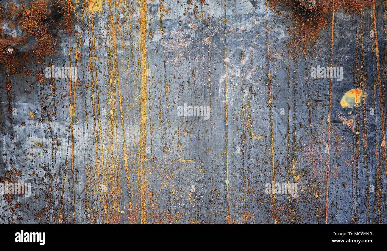 The texture is metallic. Industrial background from an old rusty Stock ...